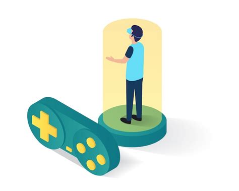 Premium Vector Virtual Reality Isometric Illustration