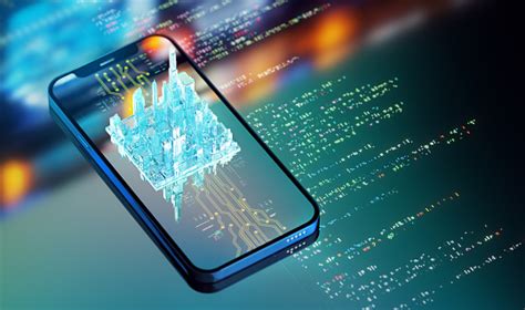 Konsep Kota Pintar Kota Futuristik Dikendalikan Dari Telepon Latar