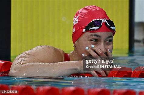 Englands Alice Tai Celebrates Winning And Taking The Gold Medal In