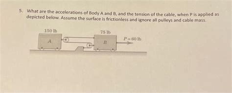 Solved Calculate The Acceleration Of Each Body With The Chegg