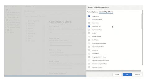 A11ysql Database Projects Extensionadvance Publishexclude Object