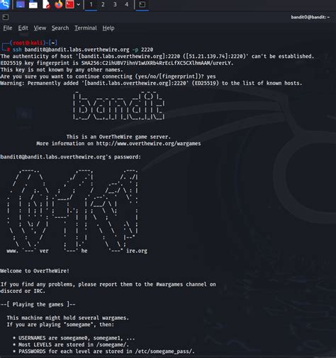 Overthewire Bandit 靶场通关解析（上）overthewire过关 Csdn博客