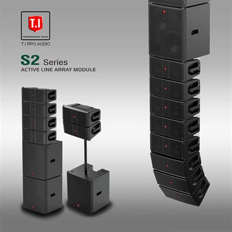 65 Inch Ti Pro Audio Active Waterproof Small Best Line Array Speakers