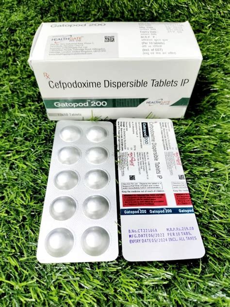 Cefpodoxime 200mg Dispersible Tablets At Rs 2190box In Panchkula Id