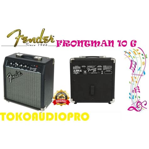 Jual Ampli Gitar Fender Frontman 10G 6 Inch Amplifier Gitar Shopee
