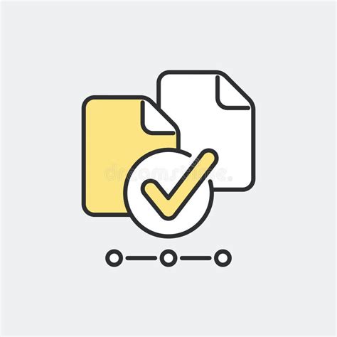 duplicate file symbol concept flat and isolated eps illu stock vector