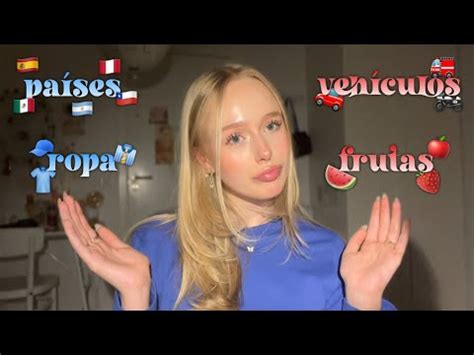 ASMR En Español Spanish trigger words