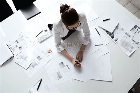 工作中的女人高清图片下载 正版图片600079609 摄图网
