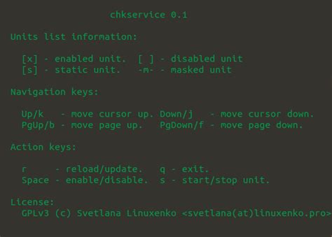 chkservice：在 linux 终端管理 systemd 单元的工具 linuxstory