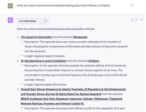 How To Use Chatgpt To Discover Podcasts And Episodes With Ai A Detailed Guide Listen Notes