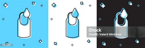 파란색과 흰색 검은 색 배경에 격리 된 매니큐어 아이콘을 설정합니다 벡터 0명에 대한 스톡 벡터 아트 및 기타 이미지 0명 개념 검은색 Istock