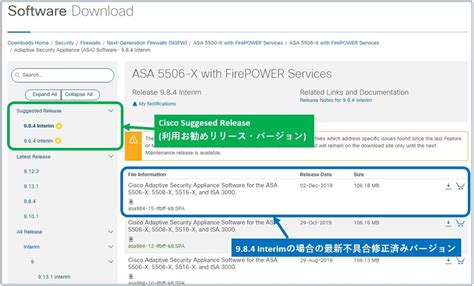 Asa Asdmを用いた、同じトレイン内の 最新バージョンへのアップグレード方法 Cisco Community