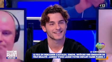 Exclu Public Fr Benjamin Castaldi Son Fils Simon Apporte Son