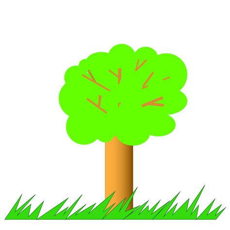 Ilustración De Icono De árbol Plano Icono De árbol Sencillo Aislado