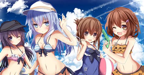艦隊これくしょん 夏第六駆逐隊 あるか＠1日目 西 め64aのイラスト Pixiv