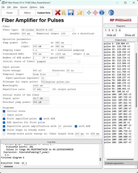 tutorial modeling of pulse amplification part 1 models for different
