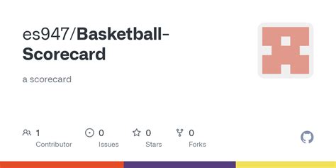 Github Es Basketball Scorecard A Scorecard