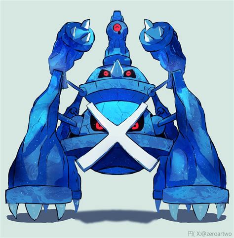 Metagross Beldum And Metang Pokemon Drawn By Zeroartwo Danbooru