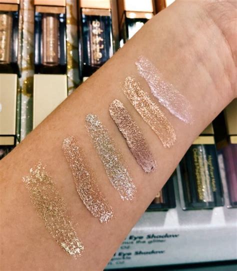 Glitter And Glow Swatches By Stila Makeup Beauty Eyeshadow