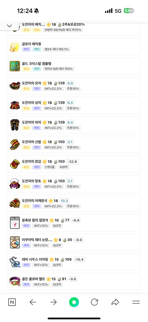 메이플스토리 인벤 6차강화 보조 엠블 장신구 질문드립니다 메이플스토리 인벤 마법사 직업게시판
