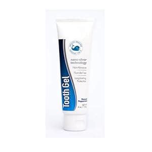 Toothpaste Gel Nano Silver Technology Fluoride Free Sls
