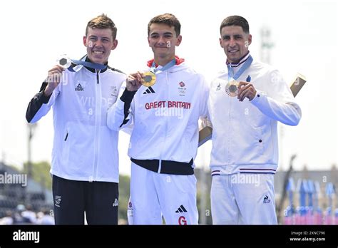 Hayden Wilde Nze Silver Medal Alex Yee Gbr Gold Medal Leo Bergere