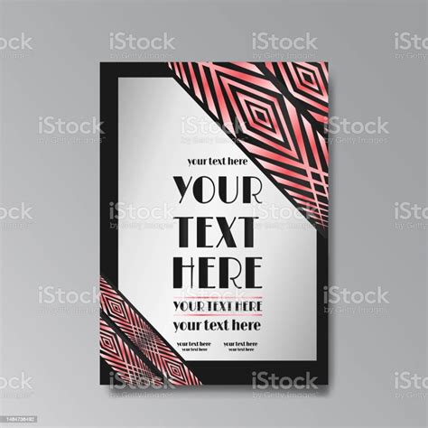 아르 데코 럭셔리 템플릿입니다 복고풍 신비주의와 오컬트 전단지 0명에 대한 스톡 벡터 아트 및 기타 이미지 0명 각도 기하 Istock