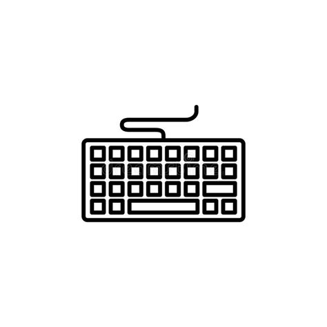 Keyboard Icon Keyboard Vector Symbol Stock Vector Illustration Of