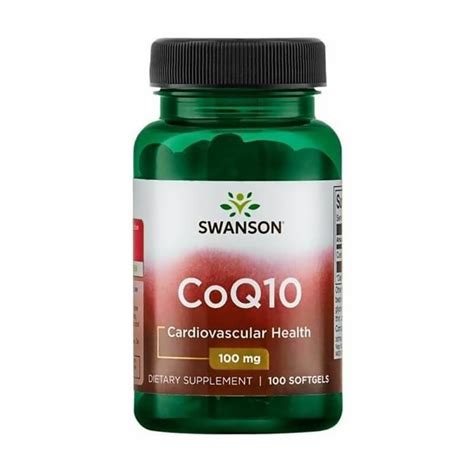 Zdrowe Serce Koenzym Q10 Swanson Coq10 100mg 100softgels Sklep Świat