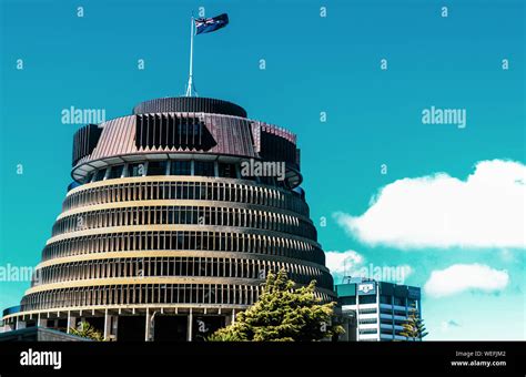 Wellington New Zealand Beehive Parliament Building Beautiful
