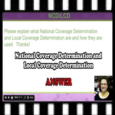 National Coverage Determination And Local Coverage Determination