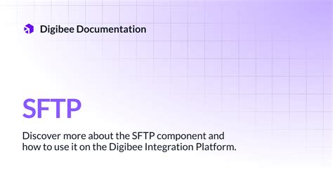 sftp digibee documentation