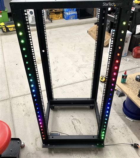 Homelab Server Rack Mods With Leds Tynick Aws Linux Raspberry