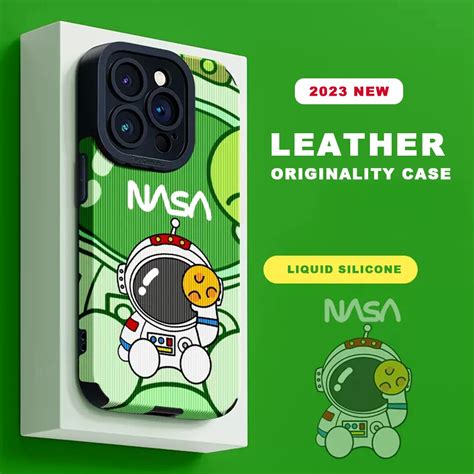 Astronaut Leather Phone Case For Iphone 11 12 13 14 Pro Max 11pro 13pro