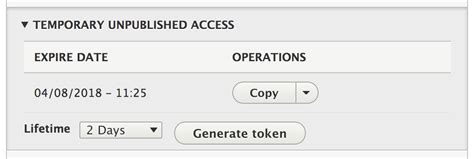 access unpublished