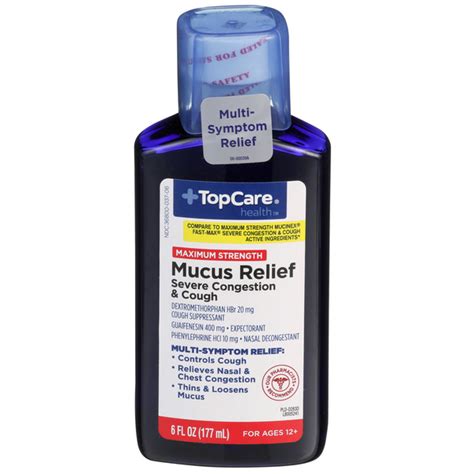 Topcare Mucus Relief Severe Congestion And Cough Hy Vee Aisles Online