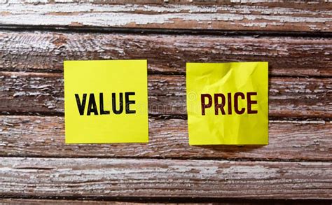 The Word Value Revealed With A Missing Puzzle Piece With The Word Text Price And Value Balance