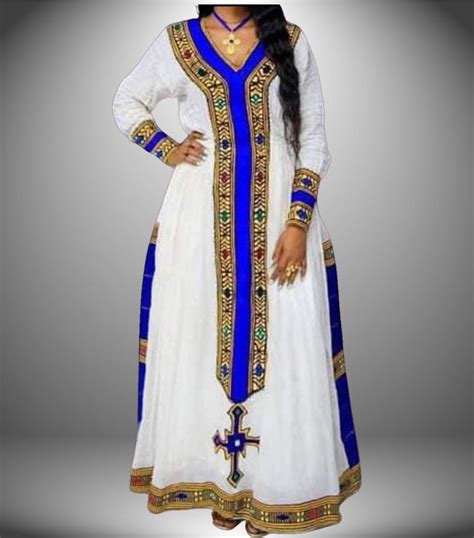 Ethiopian Dress Habesha Dress Eritrean Dress 100 Handmade In