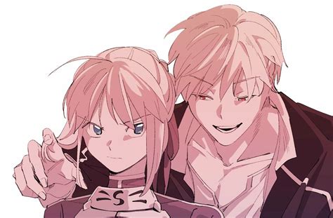 Artoria Pendragon Saber Gilgamesh And Gilgamesh Fate And 1 More