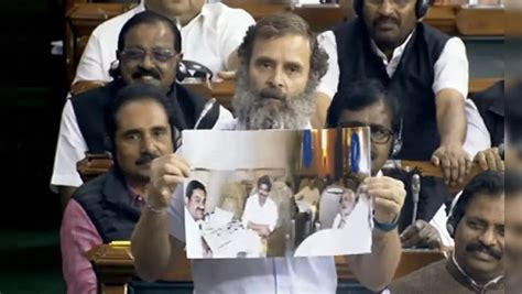 ‘posterbaji Ke Liye When Om Birla Rebuked Rahul Gandhi For Showing