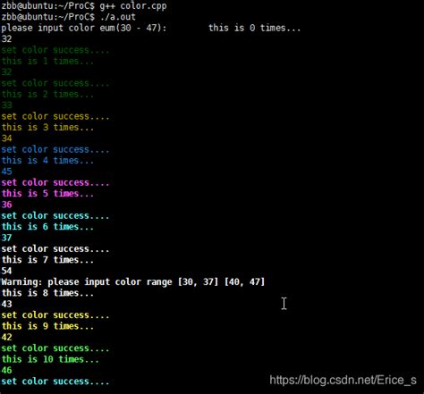 Linux设置终端输出字体颜色linux终端文字颜色插件 Csdn博客