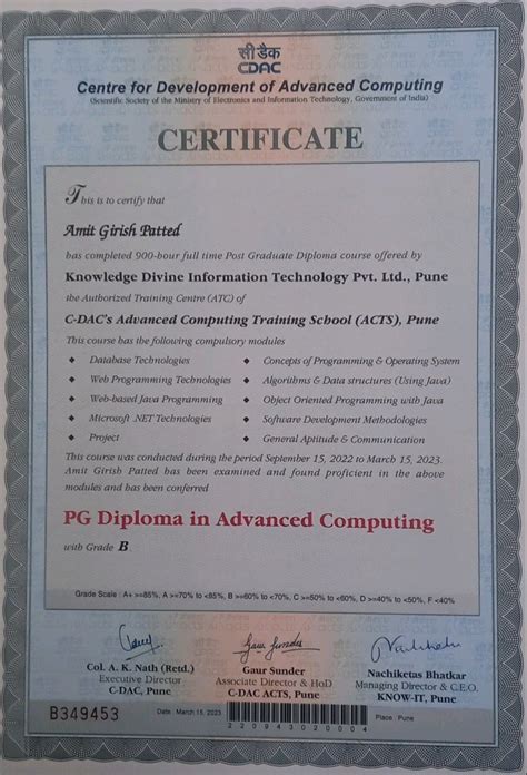 Amit Patted On Linkedin Cdac Career Cdac Softwaredevelopment