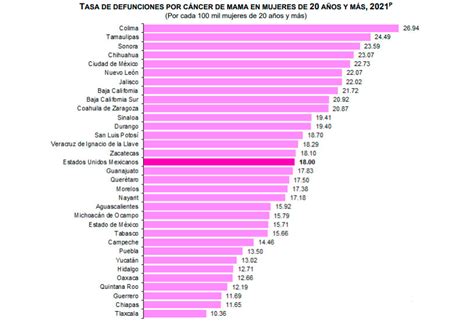 Por Cáncer De Mama Murieron Casi 8 Mil Mujeres En México En 2021