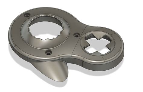 Fdm Shell Swappable Gate Notched By Bibben Download Free Stl Model