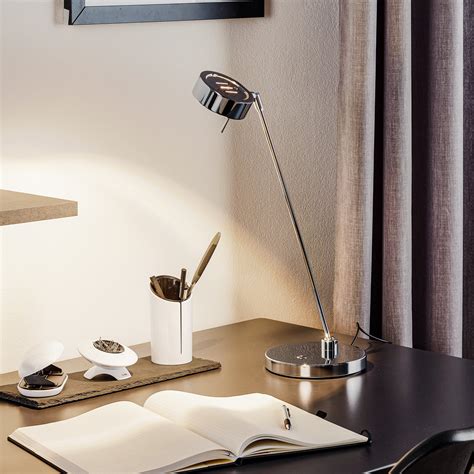 Double Jointed LED Table Lamp Elegance Chrome Lights Co Uk