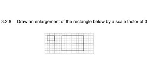 Draw An Enlargement Of The Rectangle StudyX