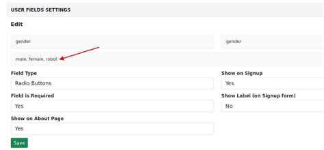 Customfields Edit Does Not Seem To Reverse Choice Of The Result Of Choosing To Show Label Open