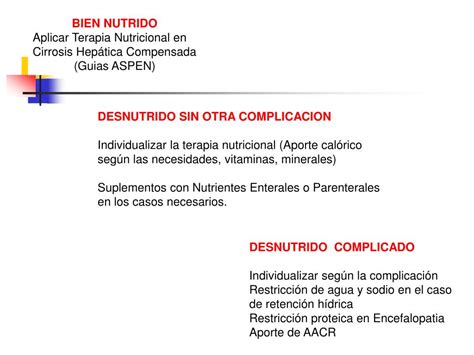 Ppt Estado Nutricional En Pacientes Con Cirrosis HepÁtica Powerpoint