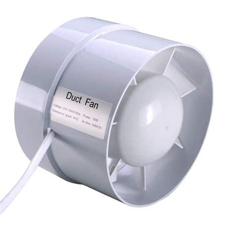 Buy Straw Exhaust Fan Home Silent Inline Pipe Duct Fan Bathroom