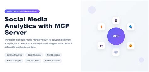 social media analytics with mcp server real time social intelligence